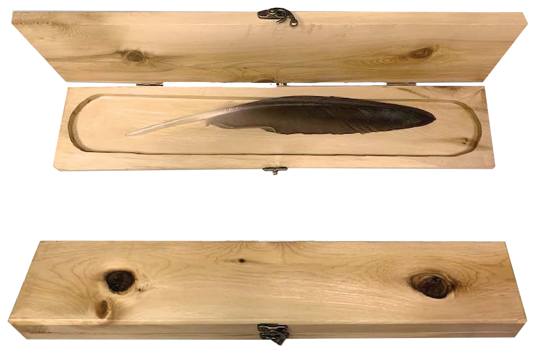 Eagle Feather Cedar Box | Ed-Digenous Traditions